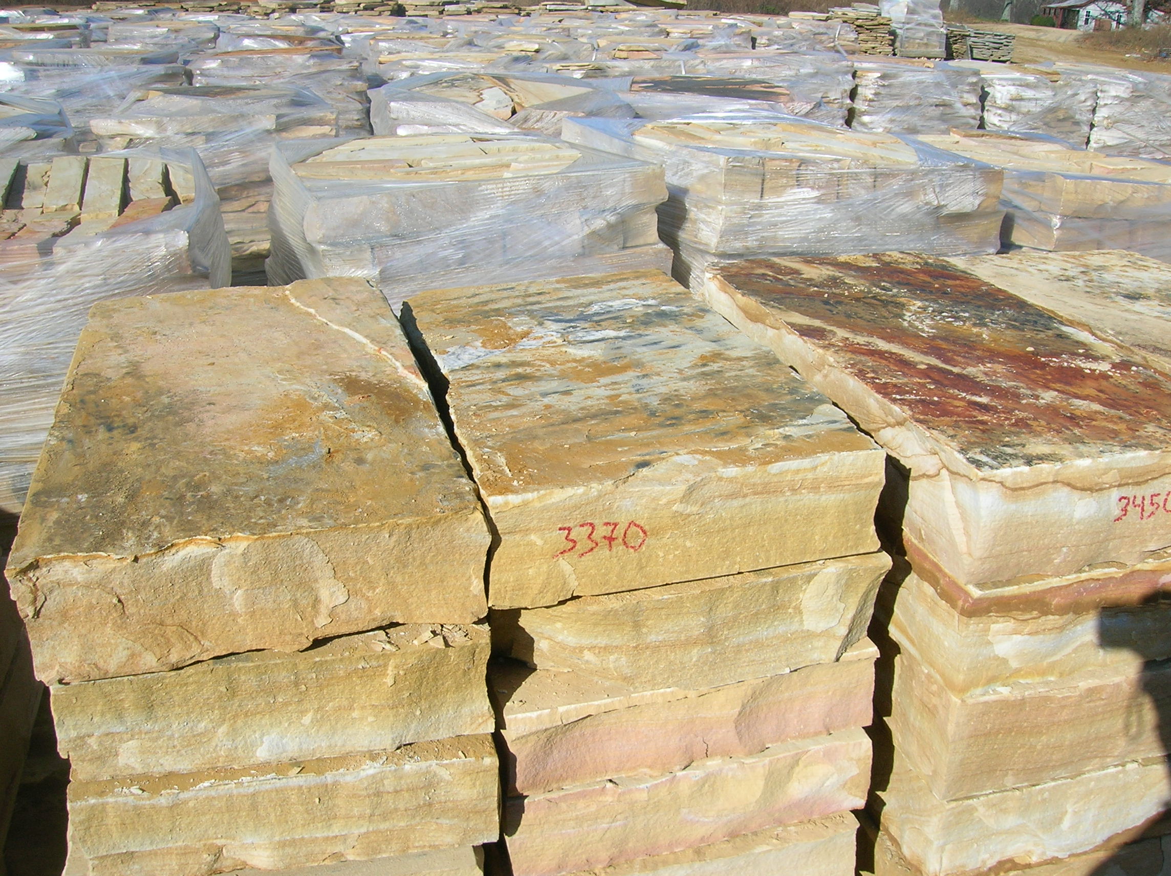 Broke and Sawed Stone