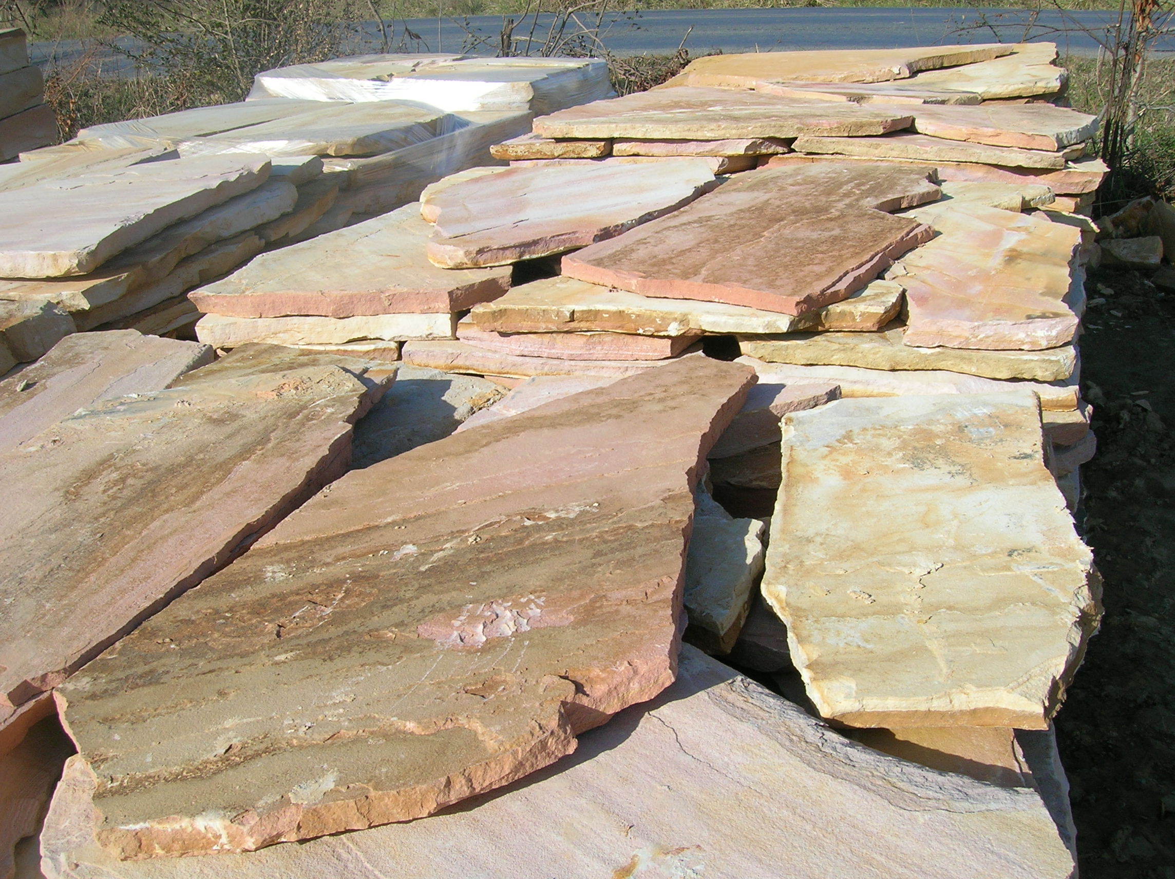 Pink and Tan Flagstone