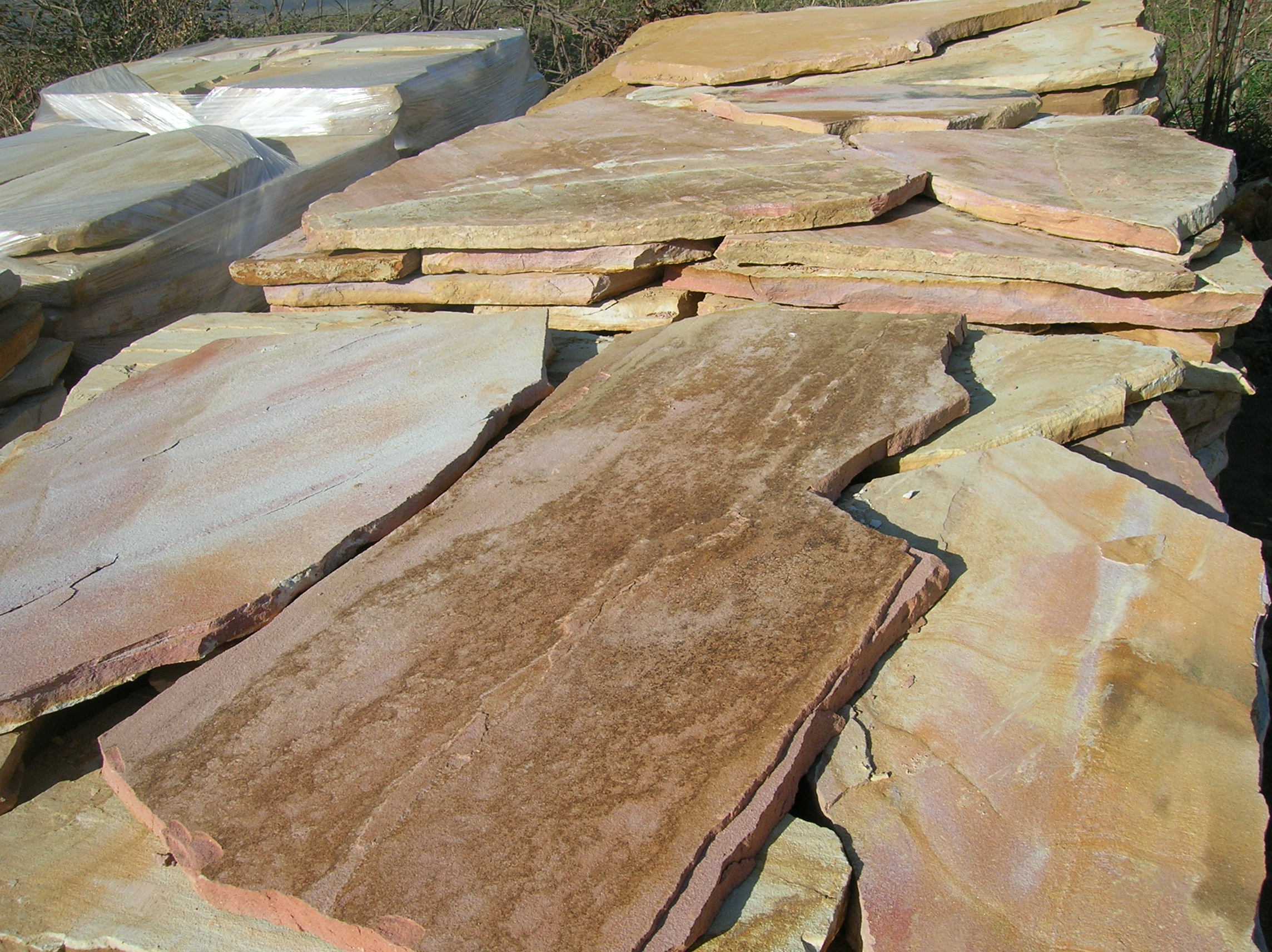 Pink and Tan Flagstone